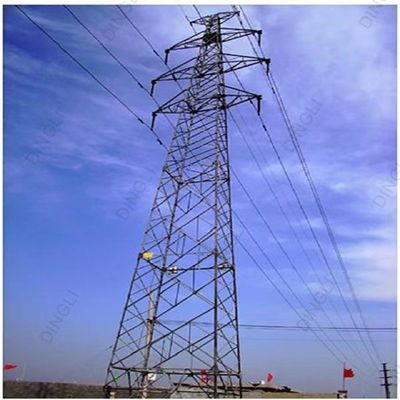 33kV Transmission Line Steel Pole Tower Electrical Power Pole