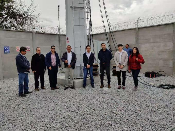 Triangle Self Supporting Antenna Tower Signal Transmission Guyed Wire Tower