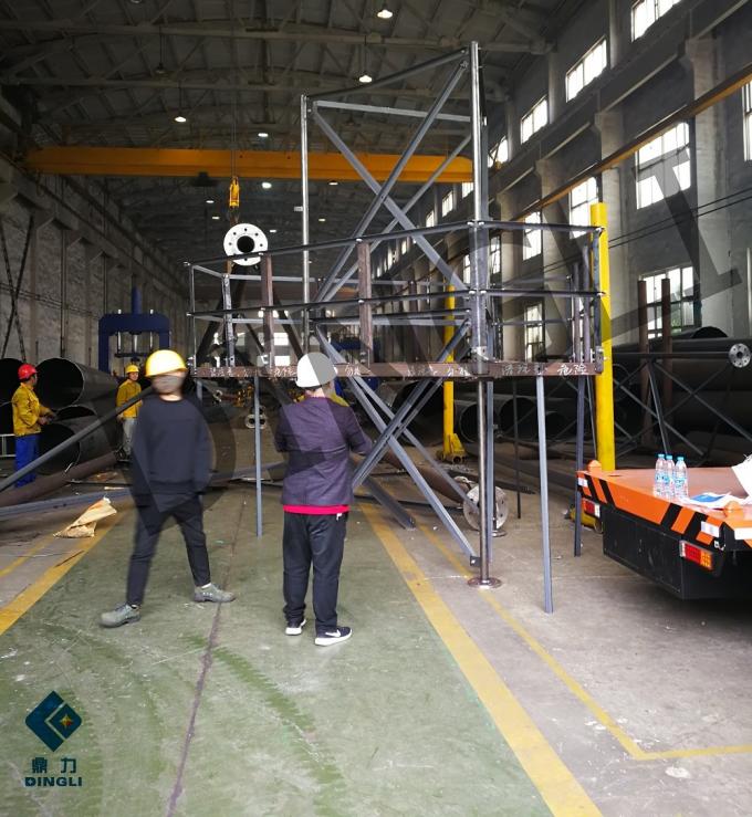 Triangle Self Supporting Antenna Tower Signal Transmission Guyed Wire Tower