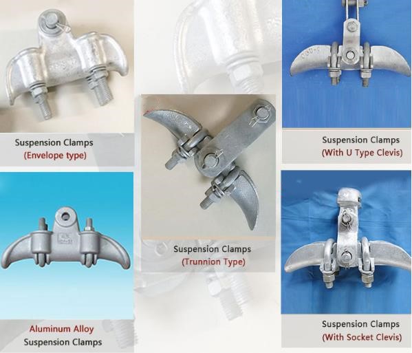 Rustproof Transmission Line Fittings Adss Cable Suspension Clamp Bridge ...