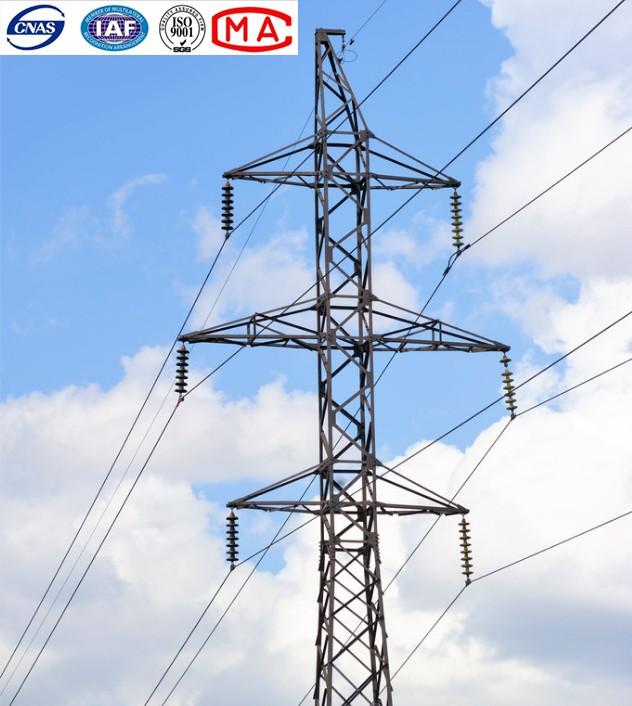 110kv Tubular Steel Pole Tower Electric Power Transmission Tower