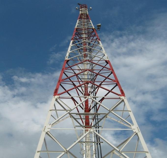 Signal Transmission Angle Steel Radar Telecom Tower 10-80m