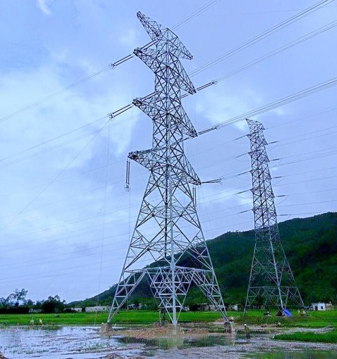 10M-100M Lattice High Voltage Transmission Towers Steel Tube Steel ...
