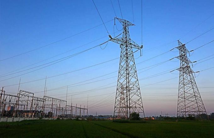 10kV To 750kV Power Transmission Lattice Tower Steel Post Galvanized ...