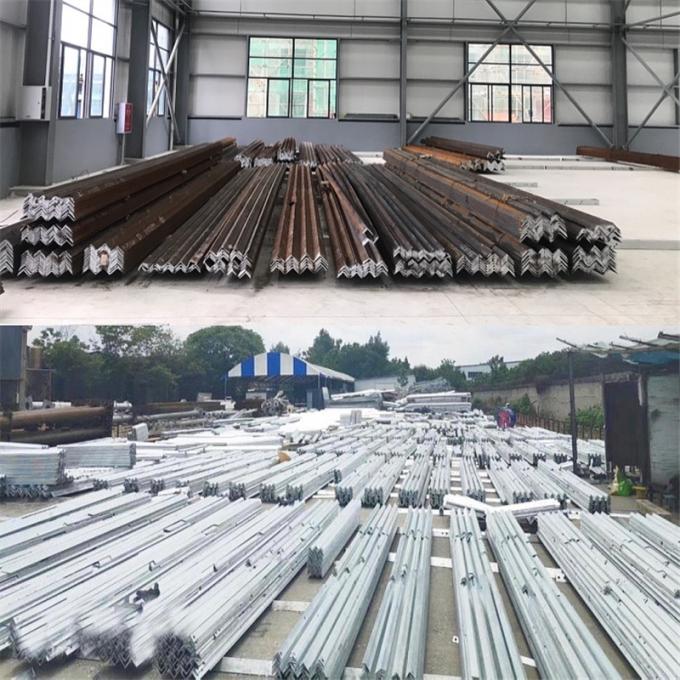 110kV/132kV Electrical Power Tower Angualr Steel Lattice Pylon ...