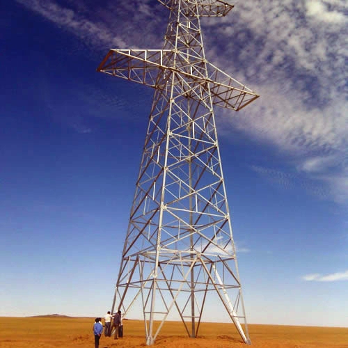 Lattice Angle Steel Towers For High Voltage Electricity Pylons