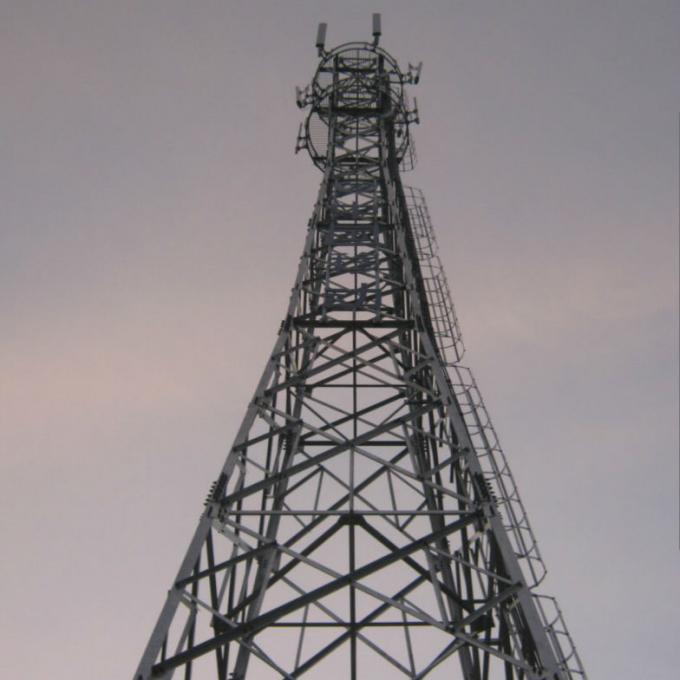 Galvanized Self Supporting Telecom Tower Angular Lattice Tower Antenna GSM Tower