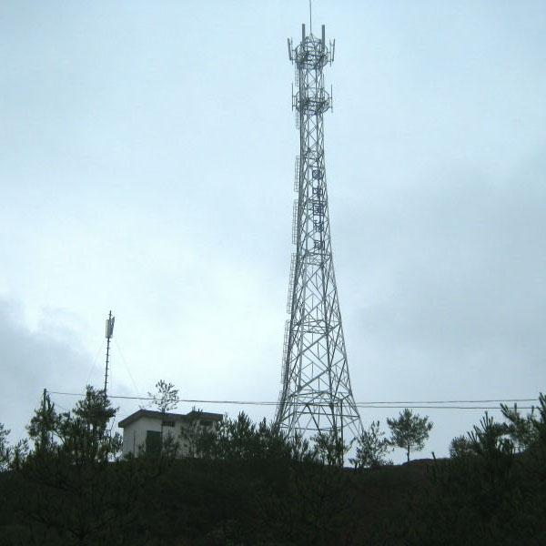 Galvanized Self Supporting Telecom Tower Angular Lattice Tower Antenna GSM Tower