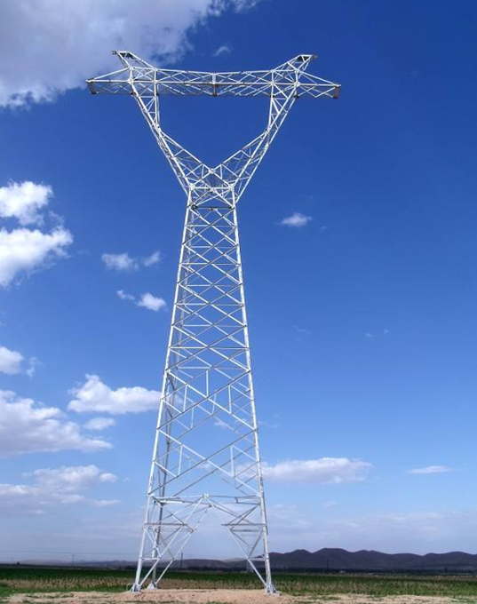 Q245/Q355 Electric Power Tower Angualr Steel Lattice Pylon Transmission ...