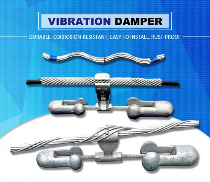 Transmission Line Protect Fitting Vibration Damper For Opgw