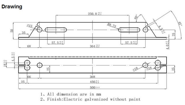 Overhead Transmission Line Fitting 11KV 33KV Galvanized Steel Electric ...