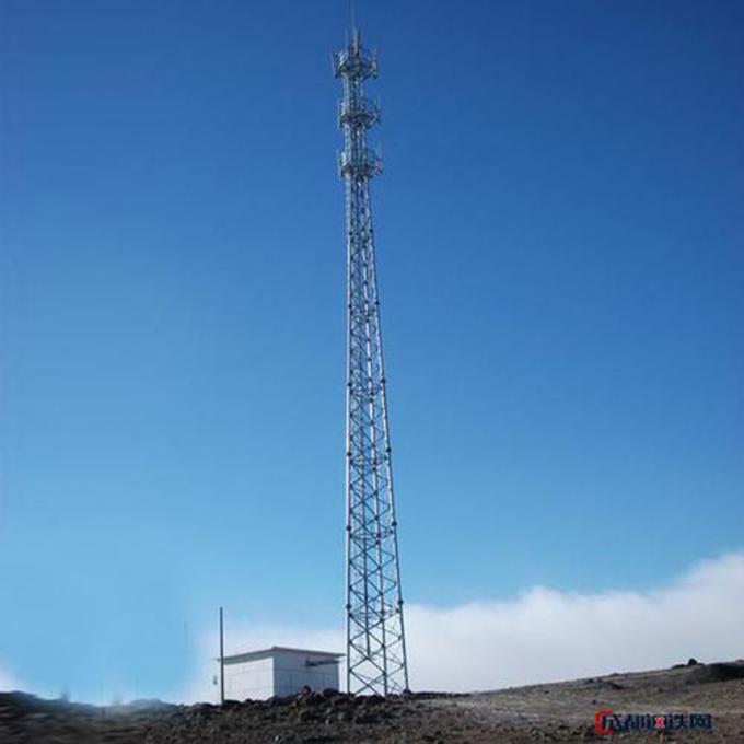 GFL Four Legged Steel Telecommunication Towers Hot Dipped Galvanized