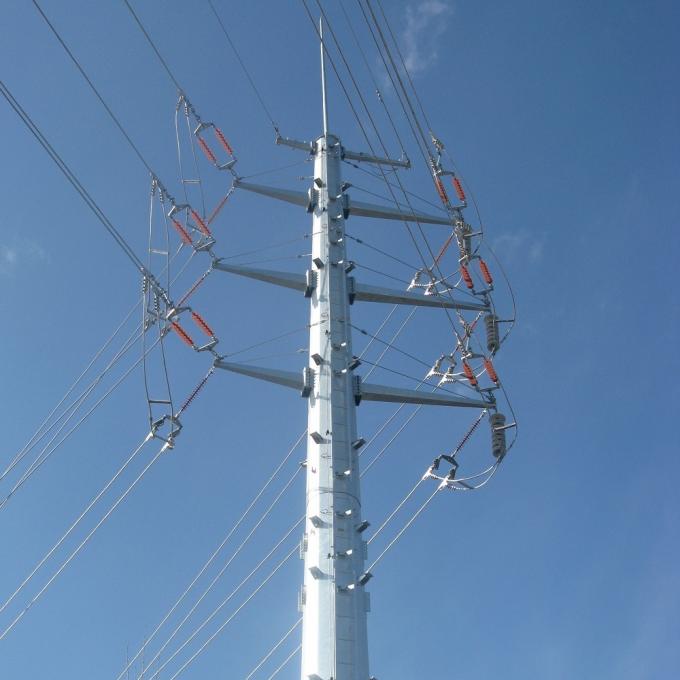 Single Circuit Telecom Tower Hot Rolling Steel Reinforcment Welded Pipe