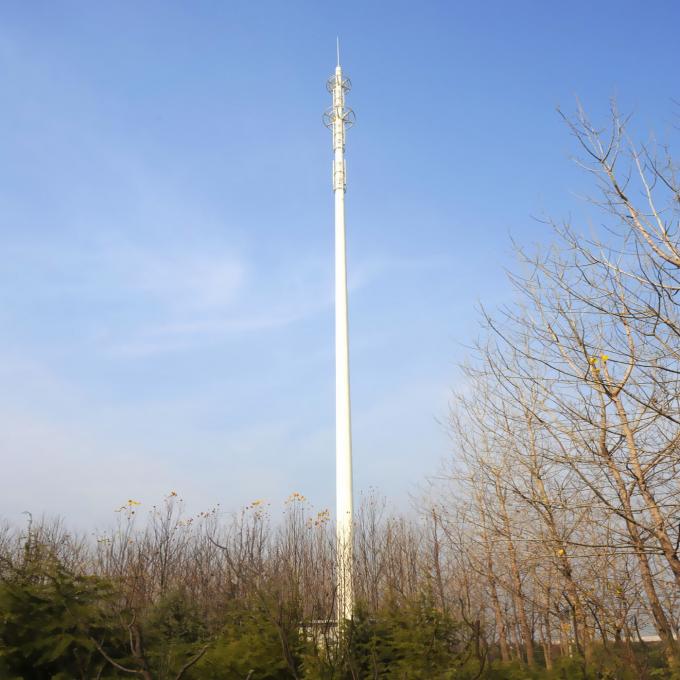 Single Circuit Telecom Tower Hot Rolling Steel Reinforcment Welded Pipe