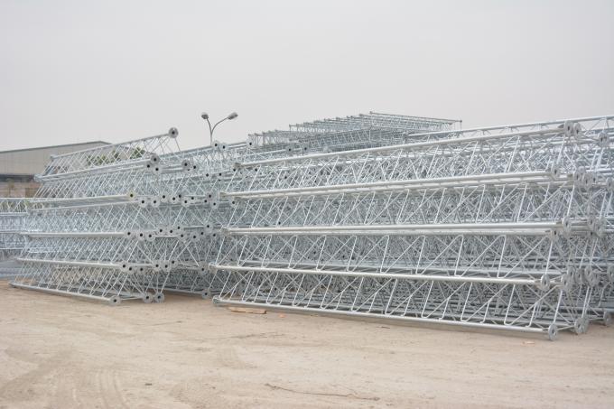Hot Dipped Galvanizing Telecom Tower Antenna 3 Legged Column