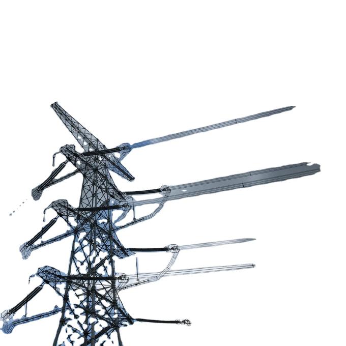 110kV Angle Steel Iron Lattice Tower Flange Slip Joint Base Plates Tower