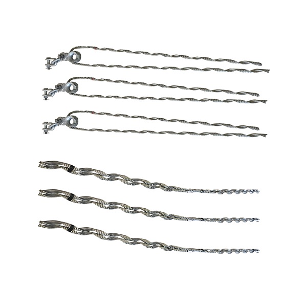 Steel Core Aluminum Transmission Line Fittings Preformed Armor Rods